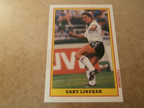 GARY LINEKER (ENGLAND), RARE 1986 FOOTBALL ROOKIE CARD MONDIAL (JT29 ...