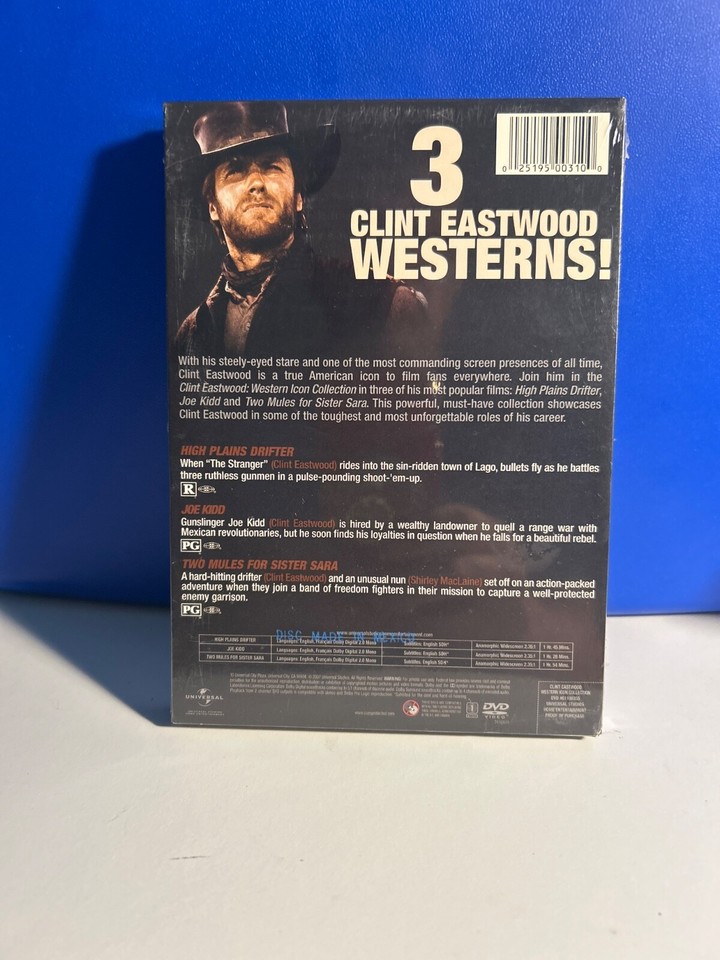 Clint Eastwood Western Icon Collection (DVD) …...…BRAND NEW & FACTORY ...