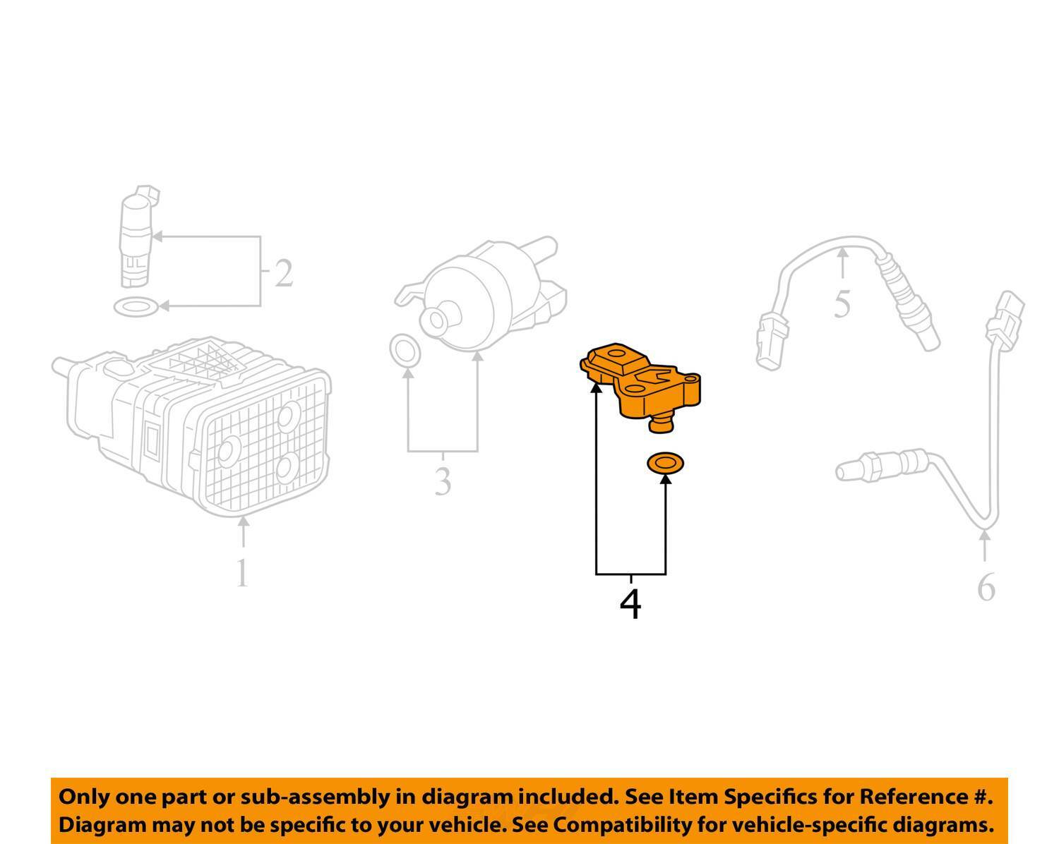 GM OEM 16-24 CT5 Emission System Emission Components-M.A.P. Sensor ...