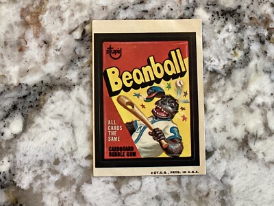 1973 Topps Wacky Packages Series 3 Beanball Baseball Cards & Bubble Gum ...