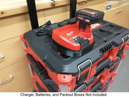 Packout Mount for Milwaukee M12 Charger (model# 48-59-2401) | eBay