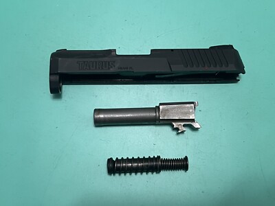 USED OEM TAURUS G2C COMPLETE SLIDE BARREL GUIDE ROD SPRING BLACK FINISH ...