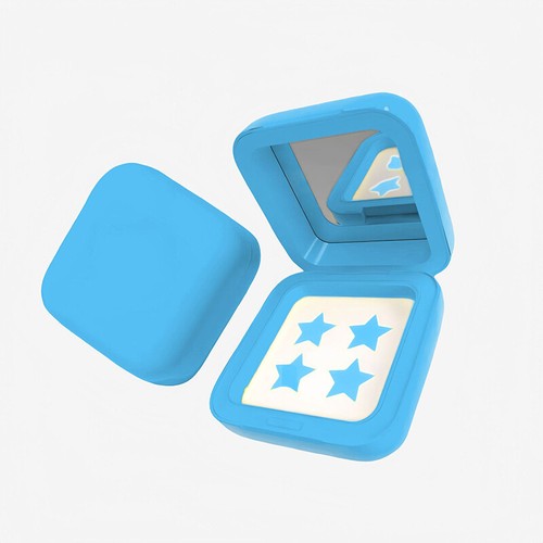 32Pcs Blue Star Acne Pimple Patch Stickers With Mirror Box Waterproof ...