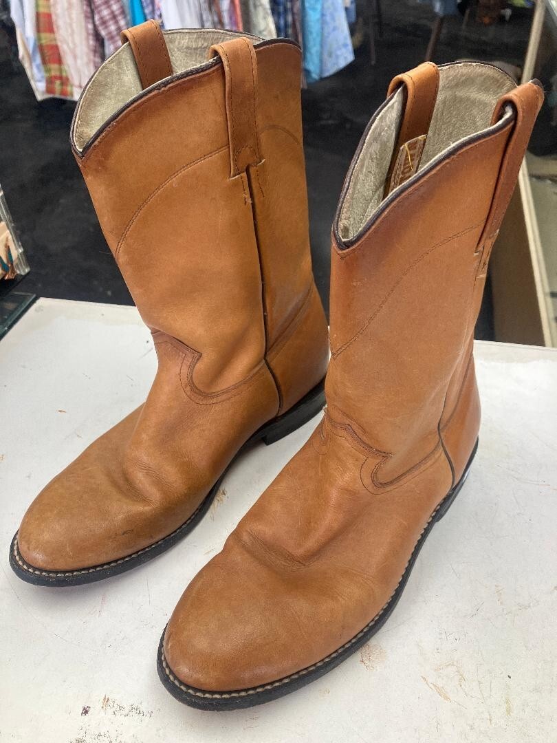 Vintage Cowtown Brown Roper Western Cowboy Boots Wome… - Gem