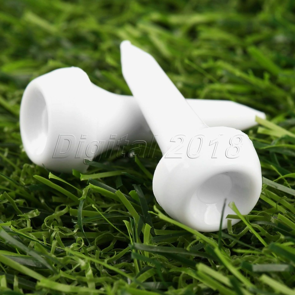 White Plastic Golf Tee System Professional Training Golf Tees Length ...