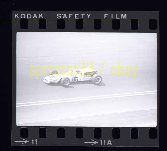Bruce Jacobi #65 @ 1970 USAC Bobby Ball 150 PIR - Vintage Race Negative ...