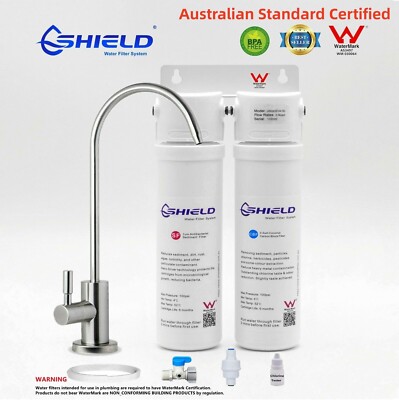 Twin Undersink Water Filter System Drinking 2 Stages Australian ...