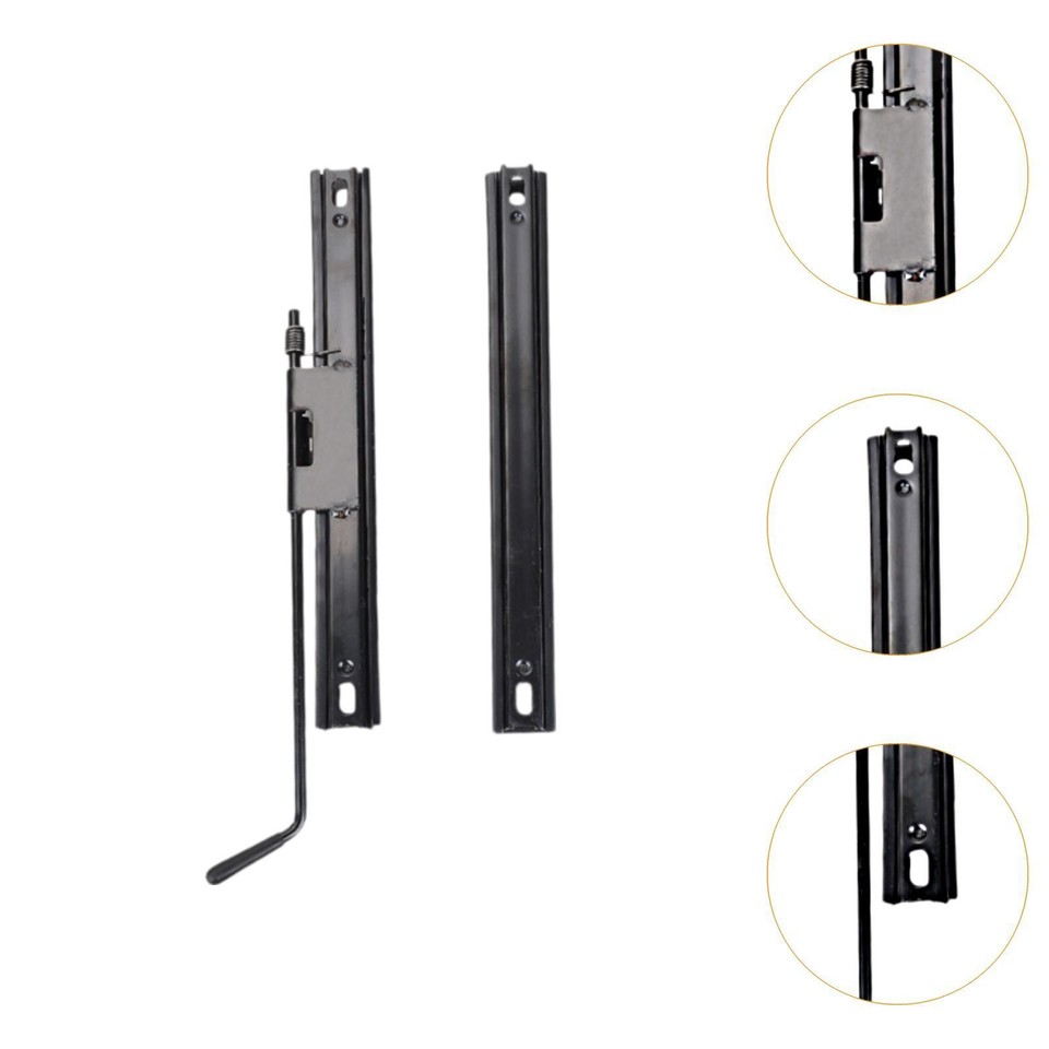 2Pcs Seat Slider Track Seat Adjuster for Tractor Seat Lawnmower Seat RV ...