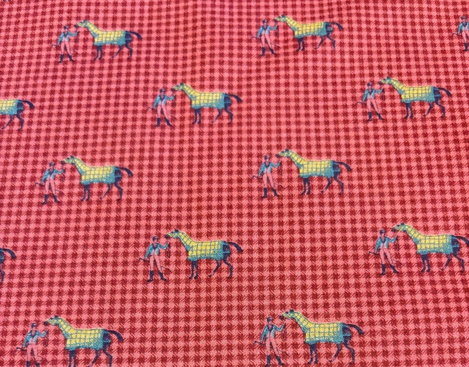 Jay Yang Equestrian Fabric 124" Long X 54" Wide | eBay