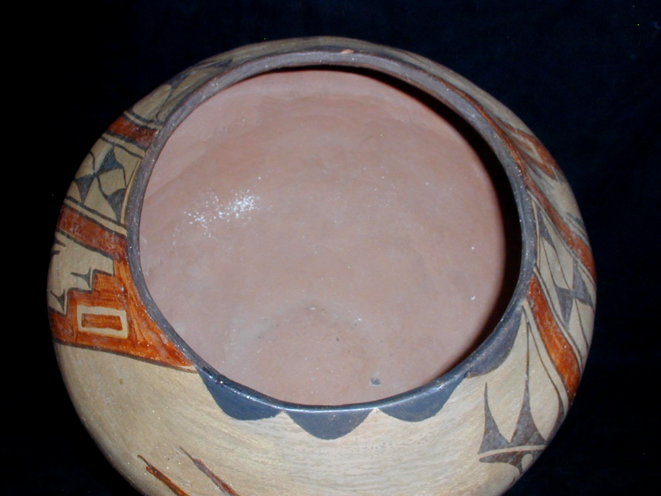 Zia Pueblo JAR WITH 2 BIRDS 'Polychrome' 10.5" x 8.5", ca 1910-20 | eBay