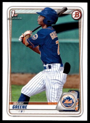 2020 Bowman Draft Isaiah Greene G277 New York Mets #BD-77 | eBay