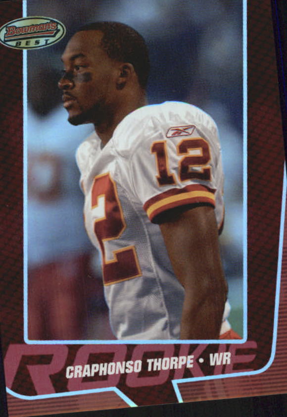 2005 Bowman's Best Red #64 Craphonso Thorpe/499 - NM-MT | eBay