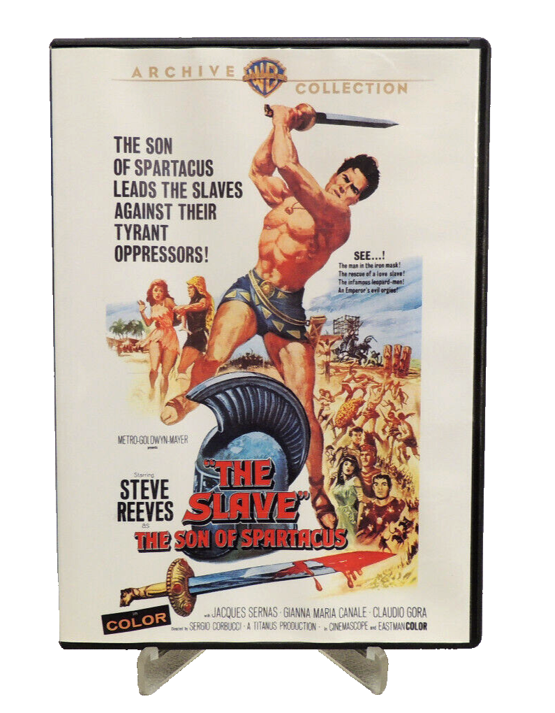 The Slave: The Son of Spartacus / Steve Reeves uncut (DVD, 1962) PRISTINE disc 883316610015 | eBay