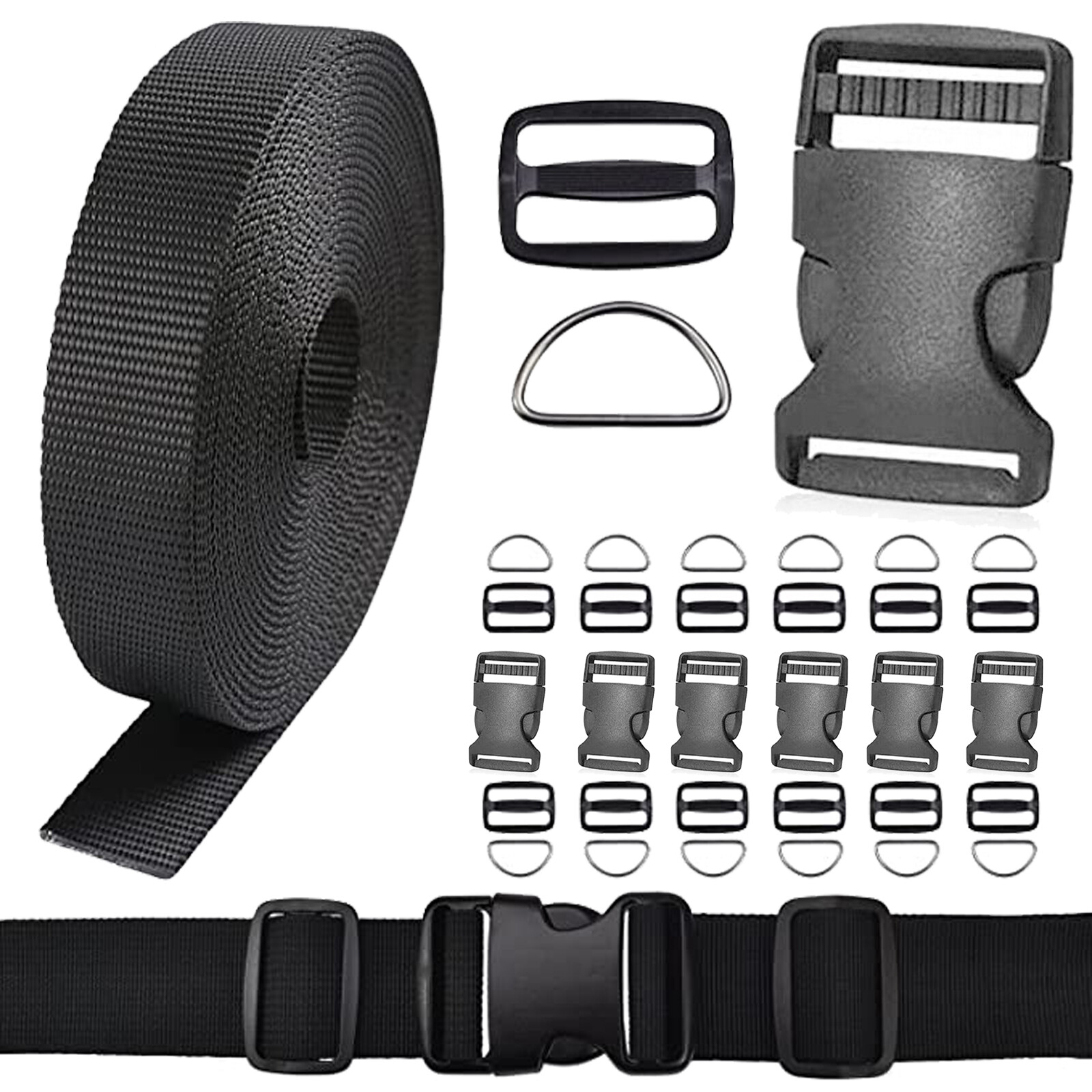 Quick Side Release Buckles Webbing Strapping Buckle Tape Strap Belt DIY ...