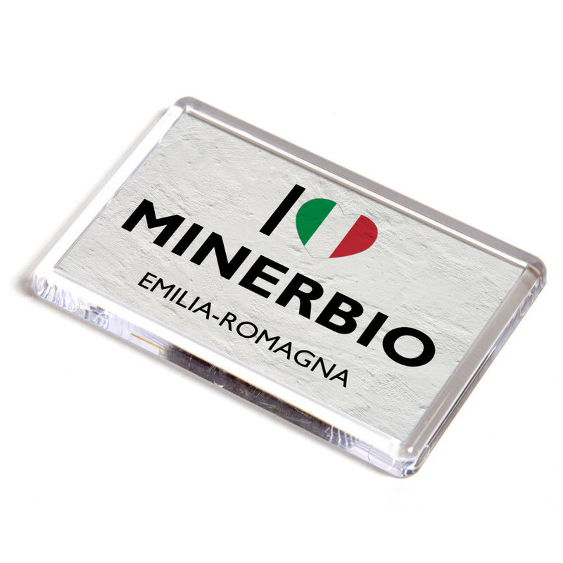 FRIDGE MAGNET - I Love Minerbio, Emilia-Romagna - Italy | eBay UK