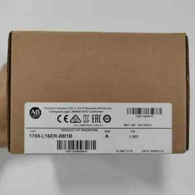 New Factory Sealed AB 1769-L16ER-BB1B SER A CompactLogix 384KB DI/O ...