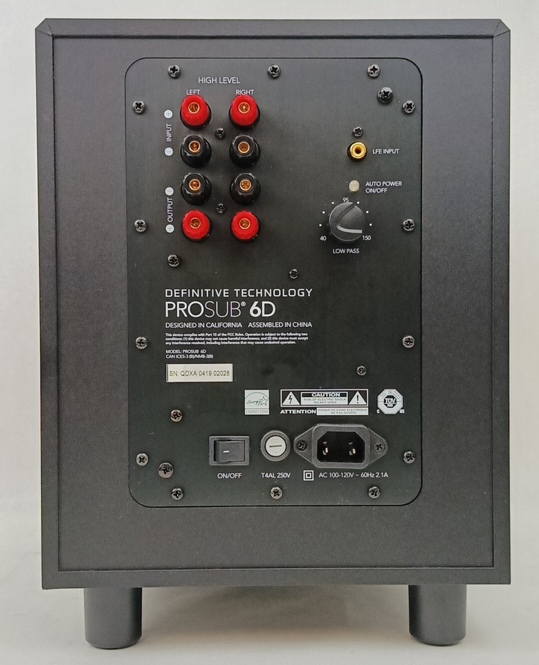 Definitive Technology ProCinema 6D 5.1 Home Theater Speaker System - U | eBay