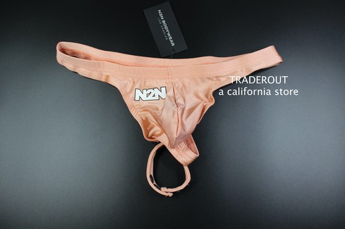 N2N Bodywear Men Peach color Maverick nylon Swim Thong G-string ...