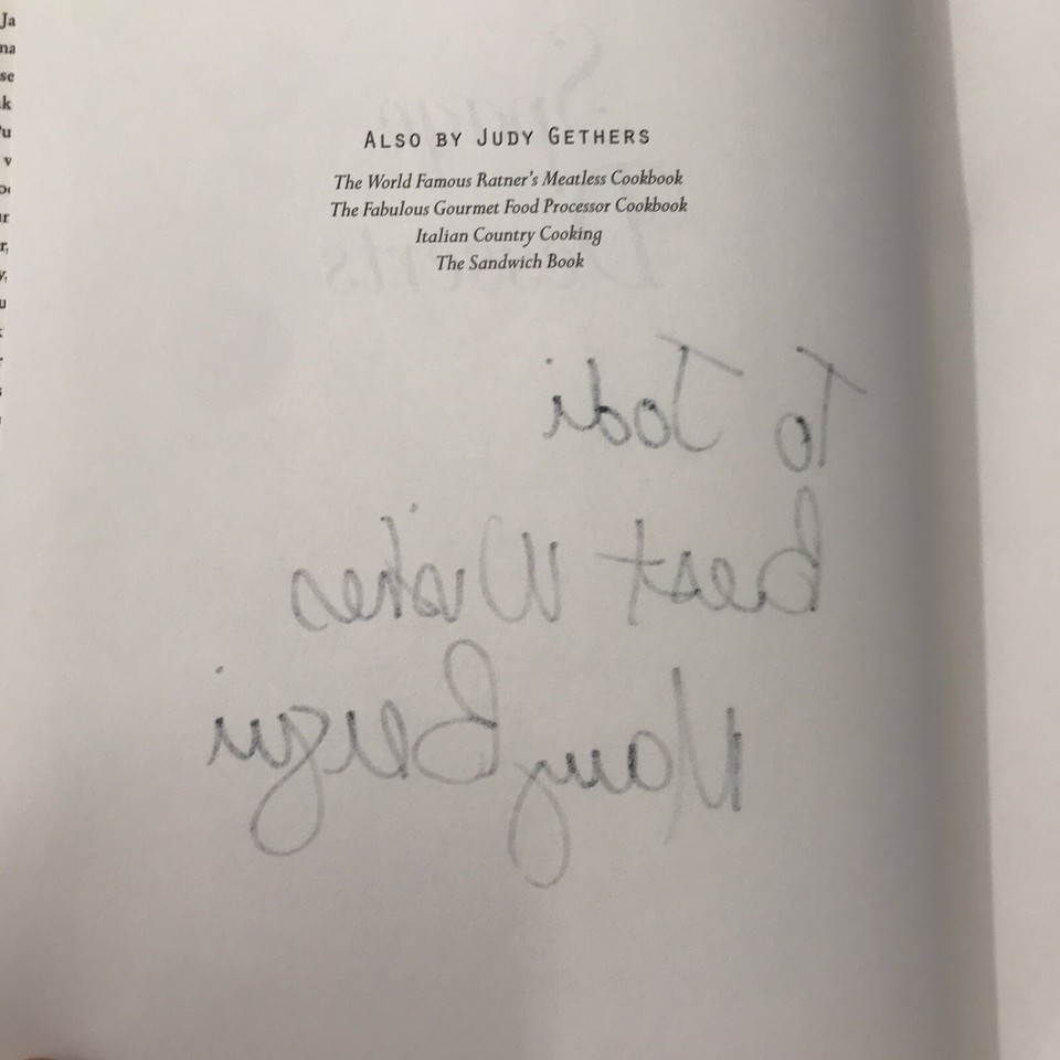 Spago Desserts Cookbook Mary Bergin Judy Gethers Wolfgang Puck Signed ...