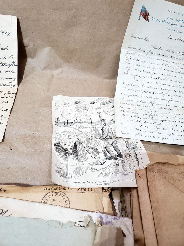 WW1 1918/1919 Original Rare Letters To Home From Soldier HUGE LOT | eBay