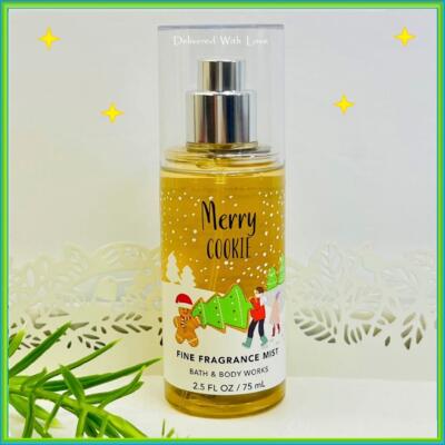 Bath & Body Works MERRY COOKIE Fine Fragrance Mist 2.5 fl oz ~ Holiday ...