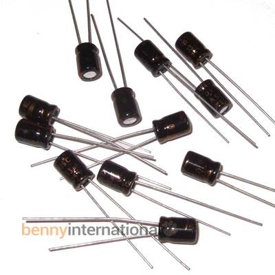 10x 33uF 25V 105°C CAPACITORS Sub Miniature Small Supertech Mini High ...
