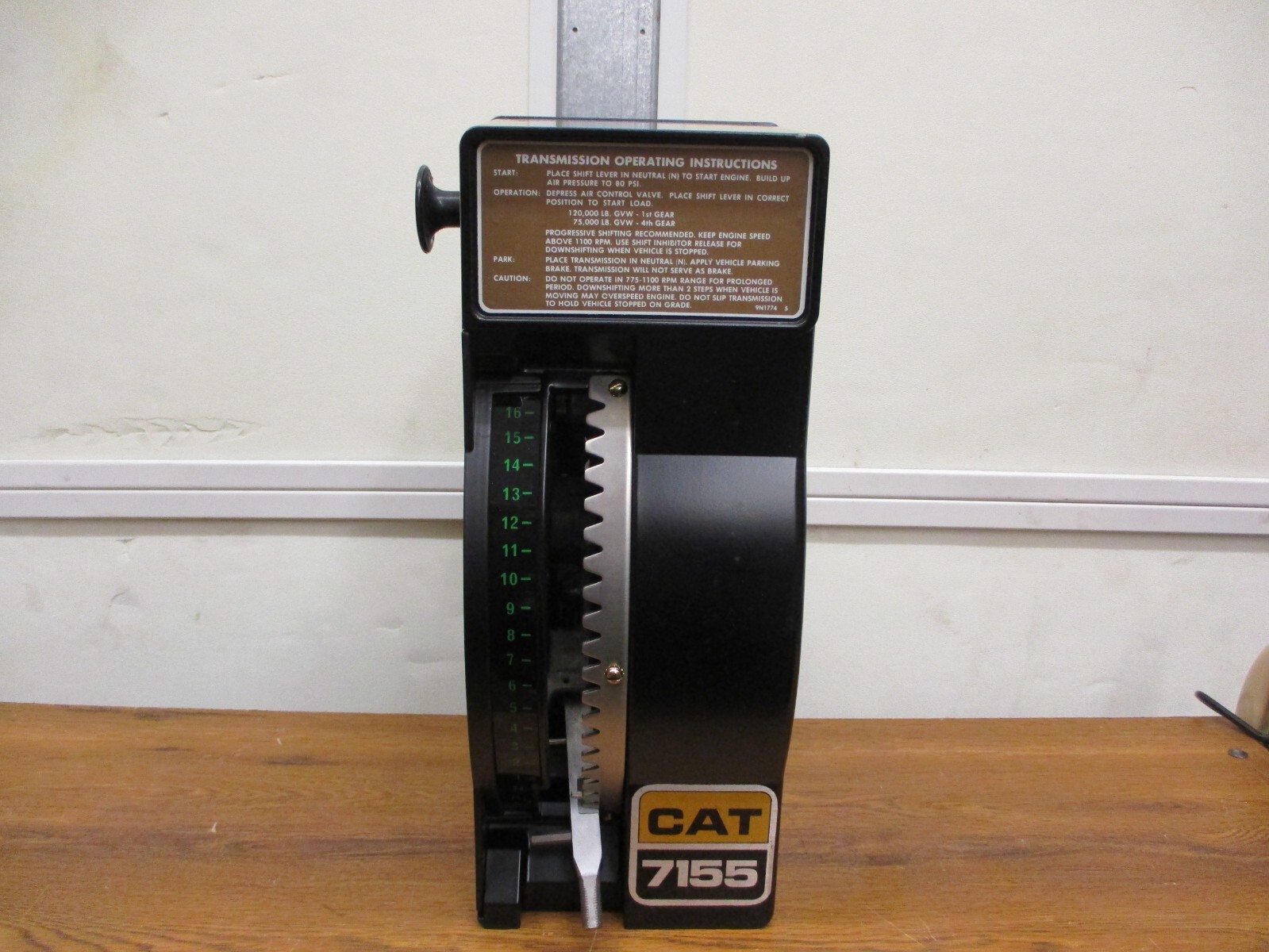 CAT 9N-1803 7155 TRANSMISSION AIR SHIFTER 16 SPEED CATERPILLAR 9N1803 ...