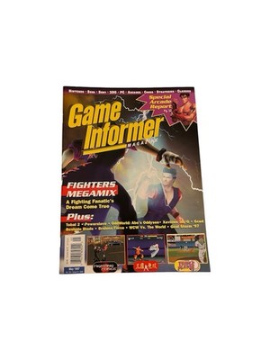 Game Informer Video Game Magazine #49 May 1997 Fighters Megamix Poster ...