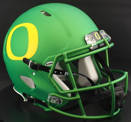 OREGON DUCKS NCAA Riddell Speed Full Size AUTHENTIC Football Helmet | eBay