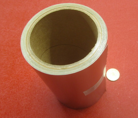 304 Stainless, Adhesive Backed, Sheet Shim, .002" x 6.0" x 25 Foot ...