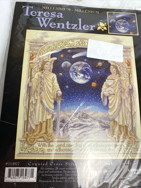 Teresa Wentzler Millennium Cross Stitch 113977 Kit Leisure Arts 13x14 ...
