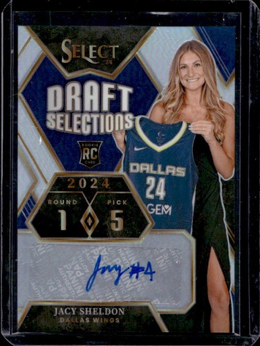 2024 Select WNBA Jacy Sheldon Draft Selections Auto RC #DSS-JS | eBay