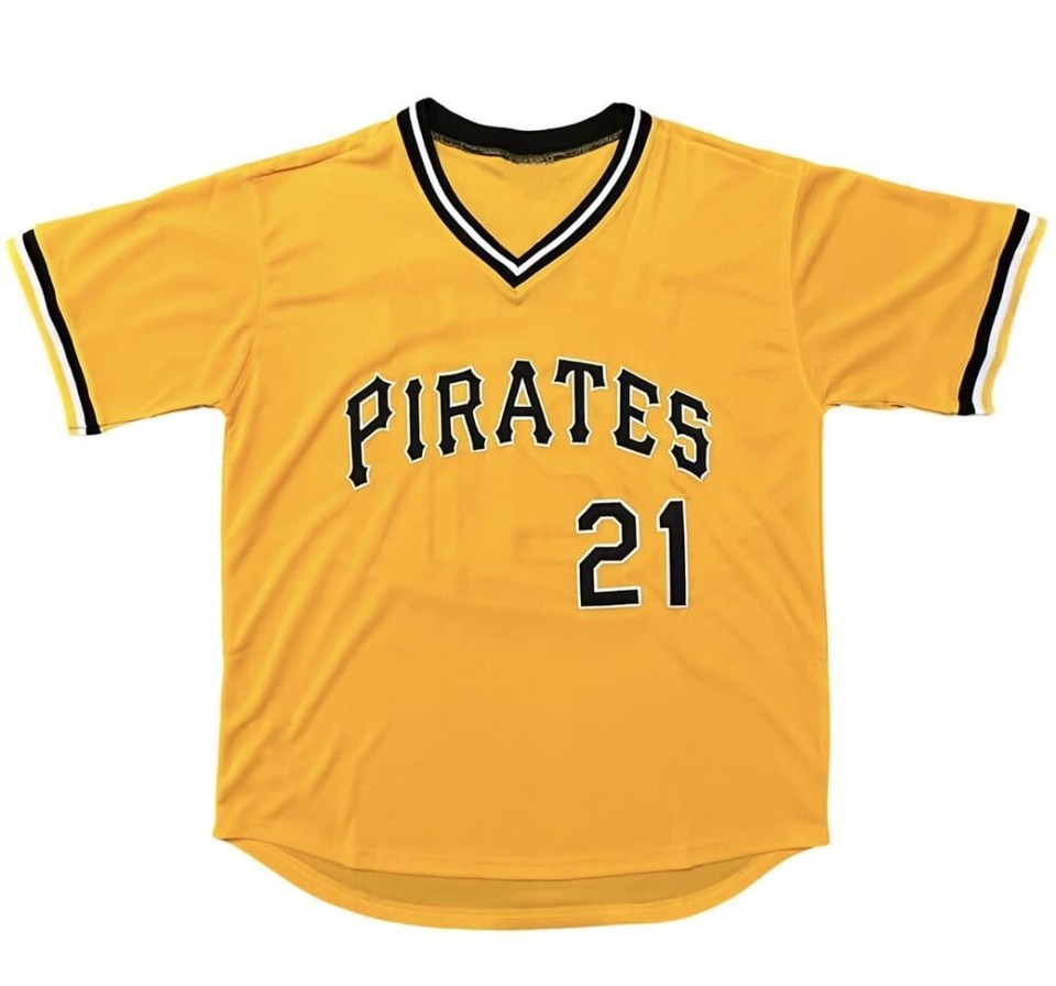 Roberto Clemente Jr. Signed Pittsburgh Pirates Throwback Jersey "9/30 ...
