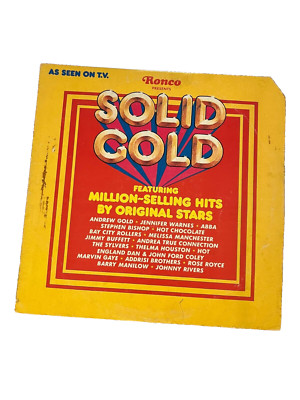 Solid Gold 1977 Ronco Records R2160 Million Selling Hits Vintage Vinyl ...