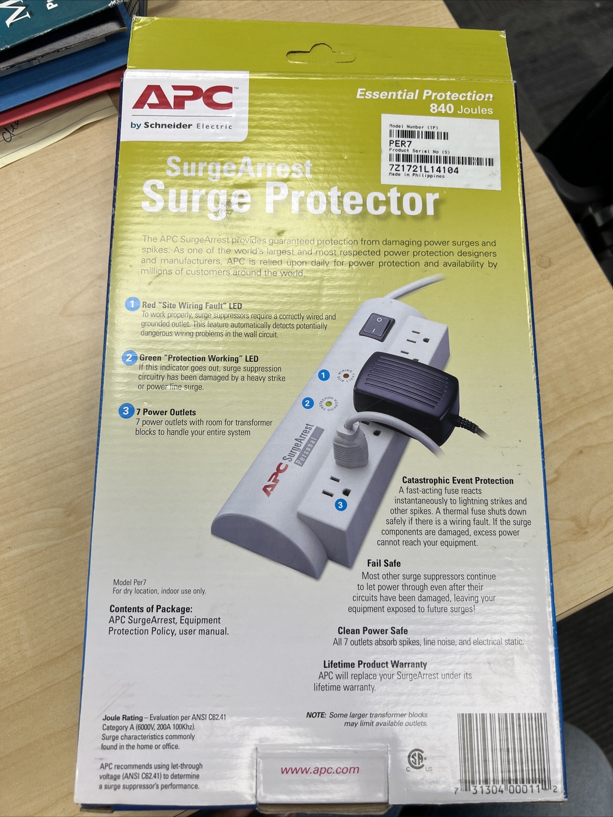 APC SurgeArrest Essential for Windows PER7 731304000112 | eBay