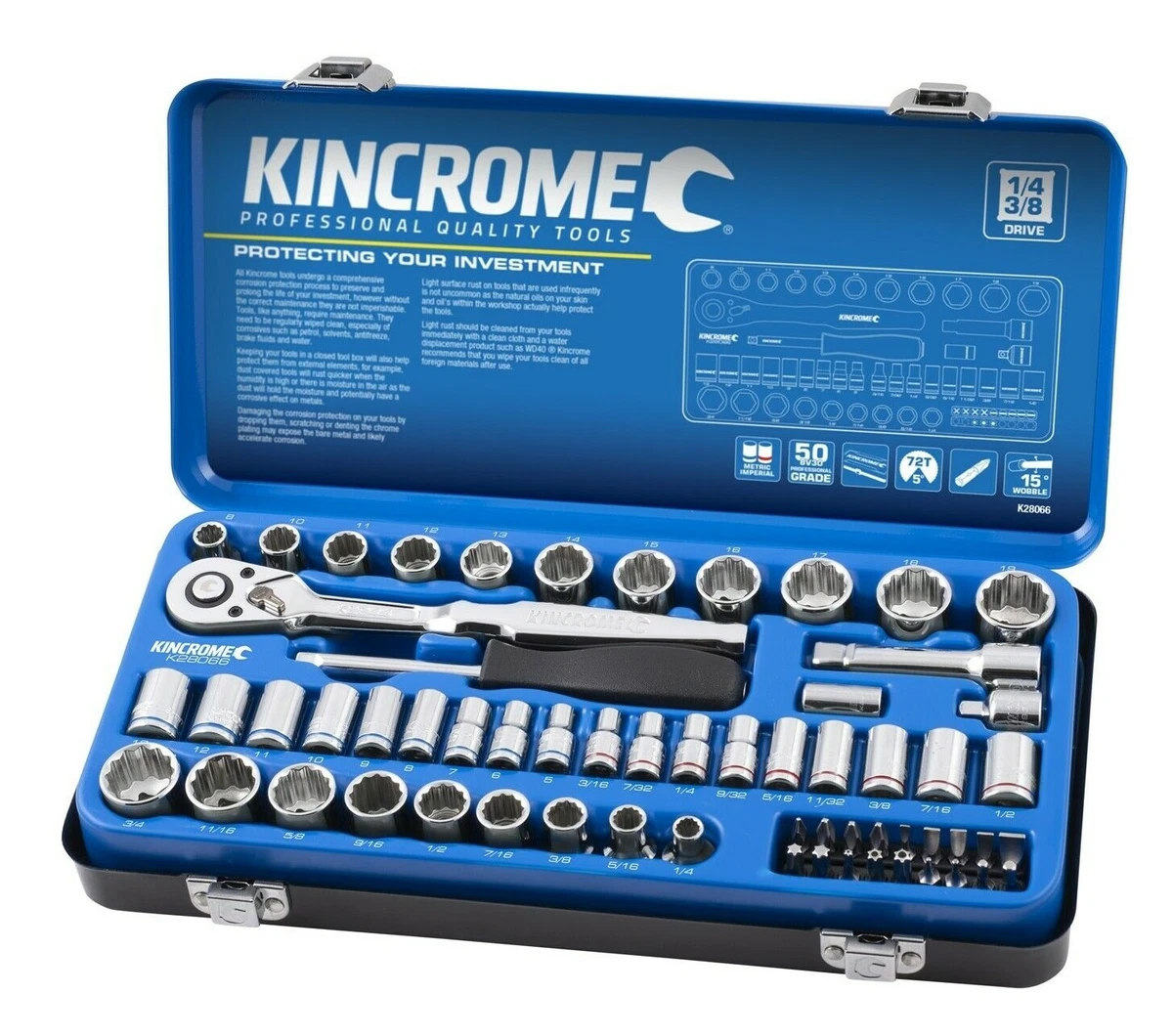 KINCROME 3/8 Drive Socket And Spanner Set Metric Imperial, 43% OFF KINCROME 3/8 Drive Socket And Spanner Set Metric Imperial, 43% OFF