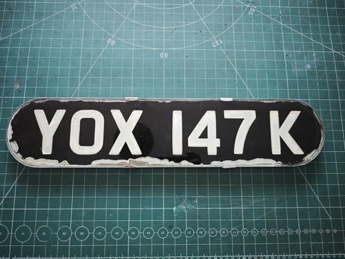 Glass Coach / Bus Number Plate 1960/70s Birmingham. | eBay UK