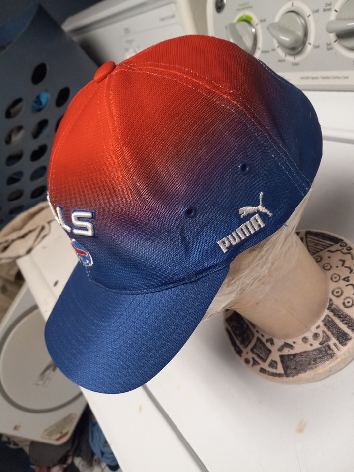 VTG 90s Puma Buffalo Bills Gradient NFL Adjustable Football Hat Cap ...