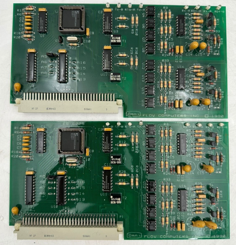 OMNI FLOW COMPUTERS 68-6005 PCB CIRCUIT BOARD MODULE FOR MODEL 6000 ...