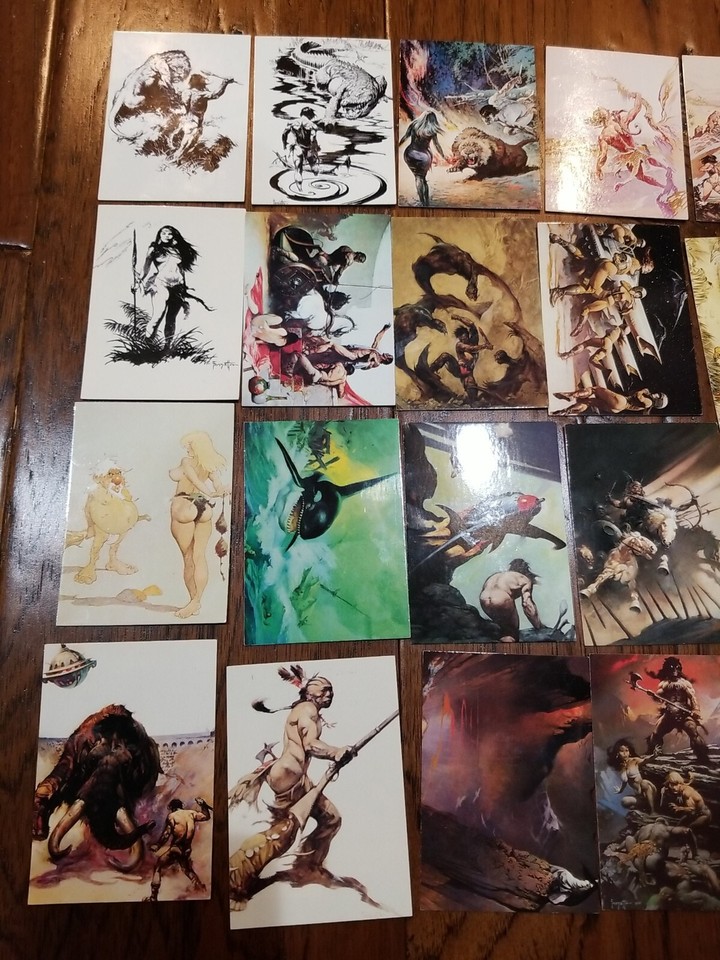 1993 Comic Images Frank Frazetta Frazetta II Lot of 20 Assorted Cards ...