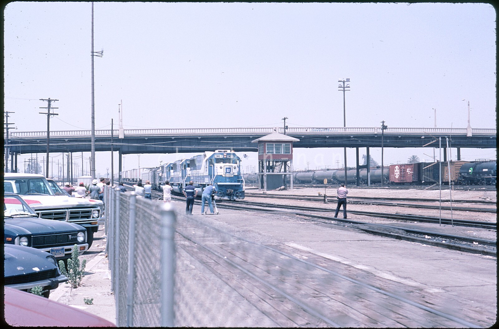 Original Slide Lot EMD SD60 Demos On Santa Fe Test Train San Bernardino ...