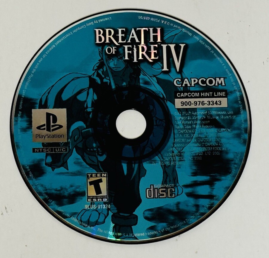 Sony Playstation 1 - Breath of Fire IV - (Disc Only) | eBay