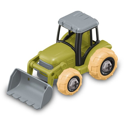 Take Apart Farm Toys Tractor Truck Loader Trailer Wood Log Transport ...