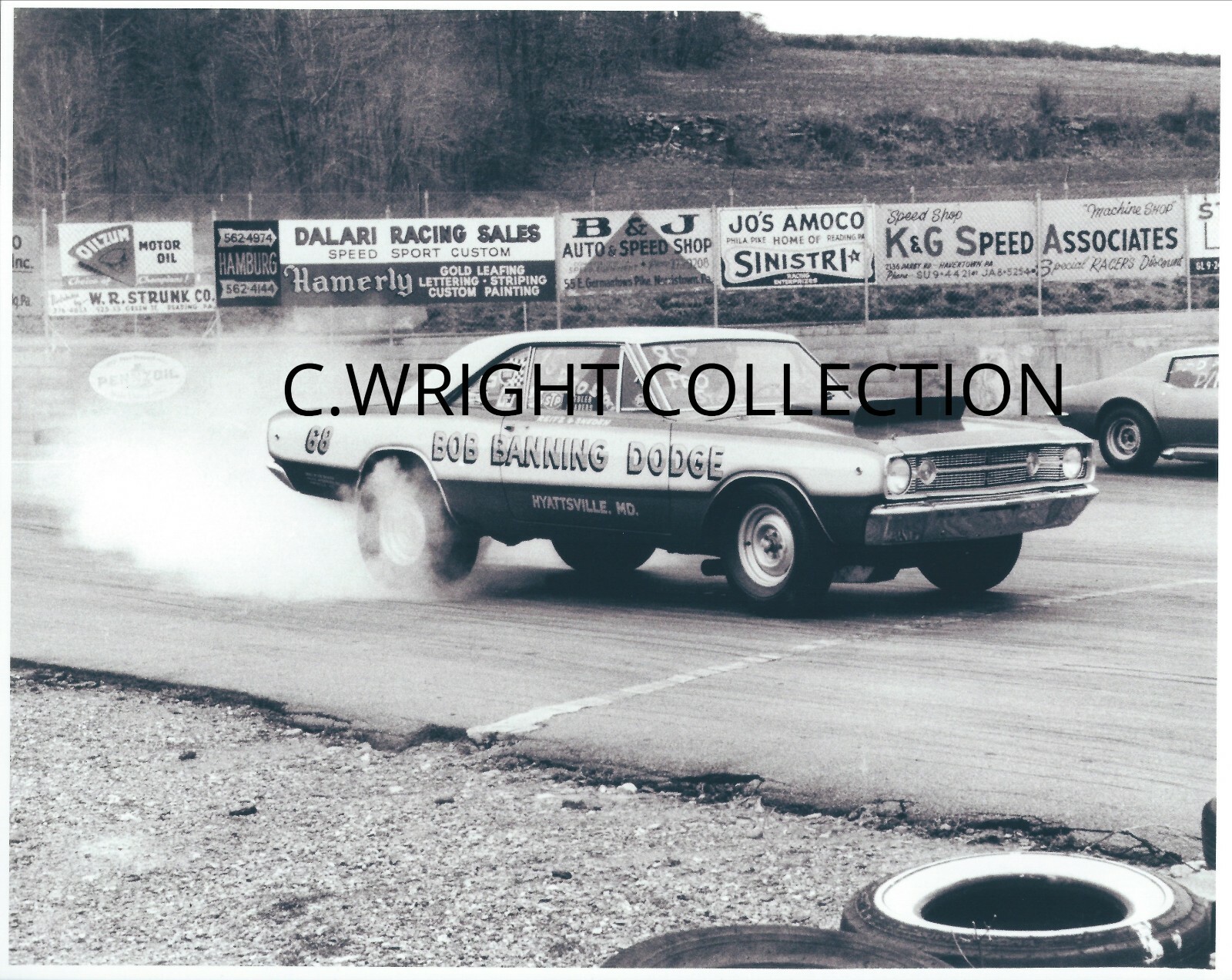 Vintage NHRA Drag Racing-BOB BANNING DODGE-'68 426 Hemi Dart-Maple ...