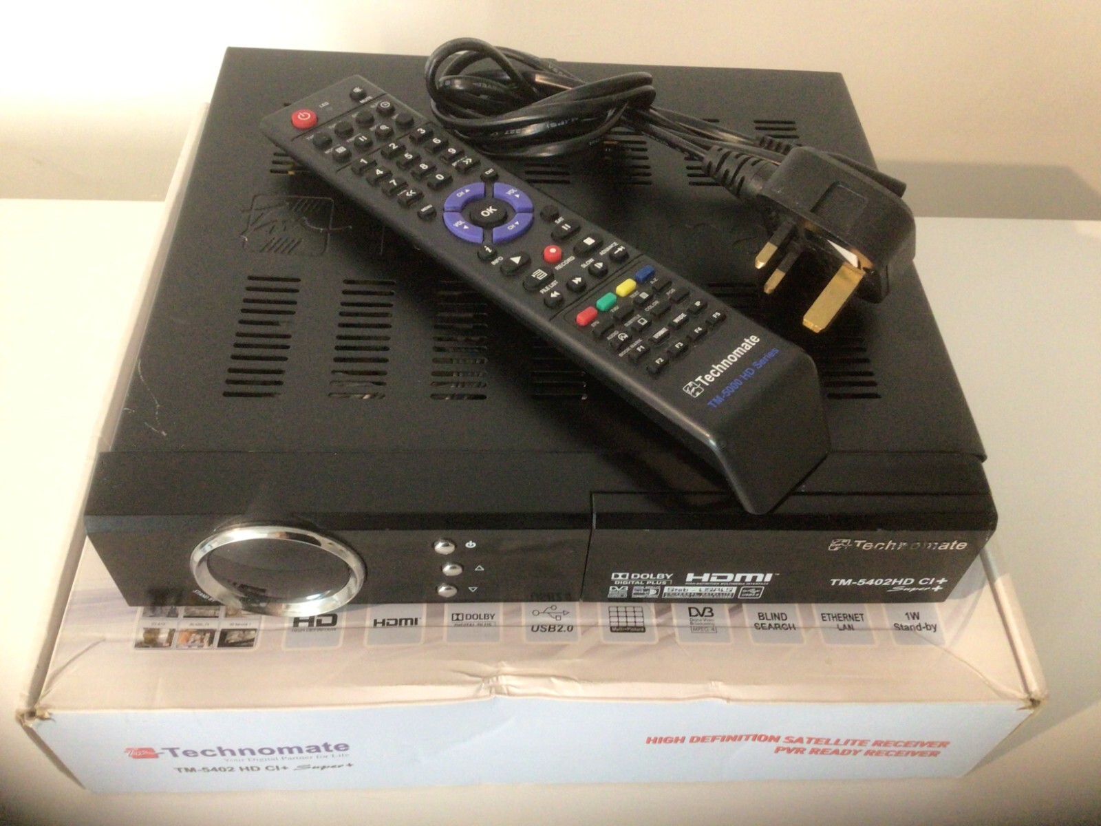 Technomate TM -5402 HD CI Super LAN USB PVR 1080p Digital Satellite ...
