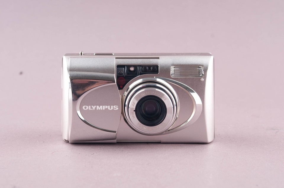 Olympus MJU V Quartz Date 35mm Point & Shoot Film Camera | eBay