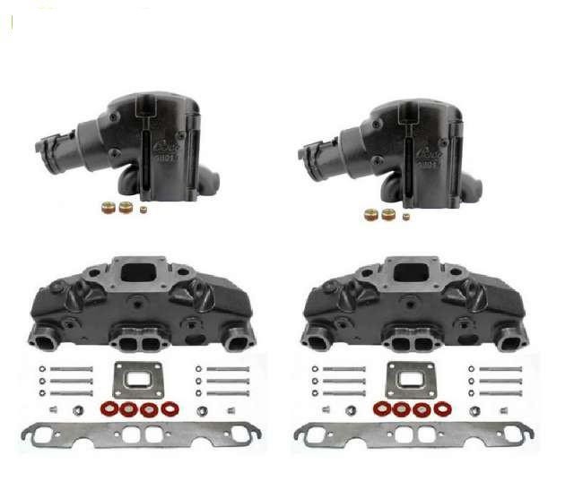 MerCruiser Dry Joint V8 Exhaust Manifold Riser Kit 5.0l 5.7l 865735a02 ...