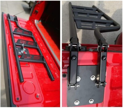 Fit for Ford Ranger 2007-2021 Pickup Truck Step Foot Tailgate Ladder ...