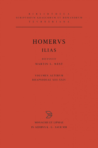 Homerus: Rhapsodiae XIII-XXIV. Indices [Greek, Ancient (to 1453)] by ...