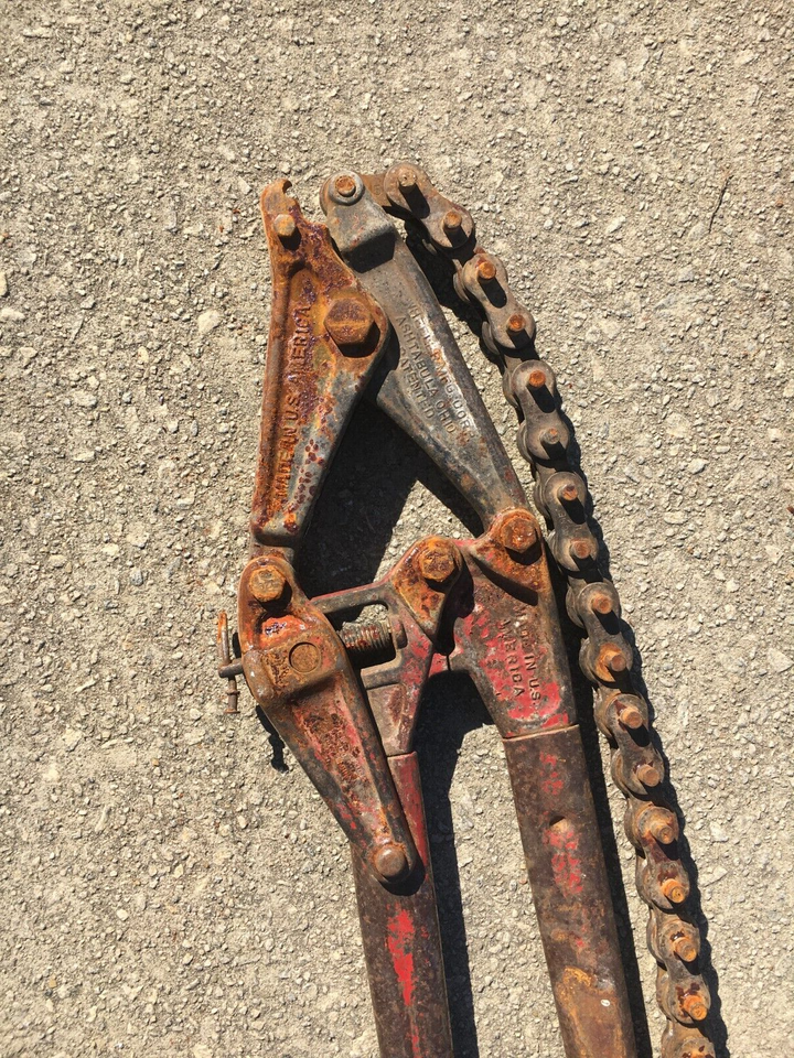 Wheeler Rex Cast Iron Pipe Chain Snap Cutter | eBay
